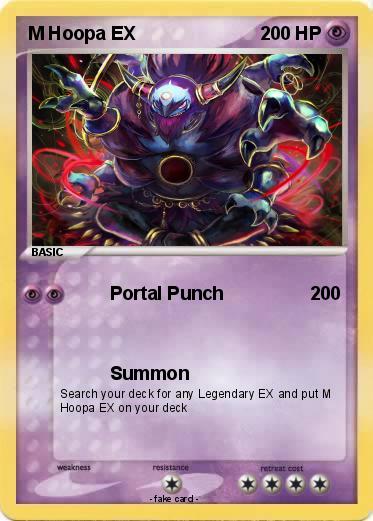 Pokémon M Hoopa EX 7 7 - Portal Punch - My Pokemon Card