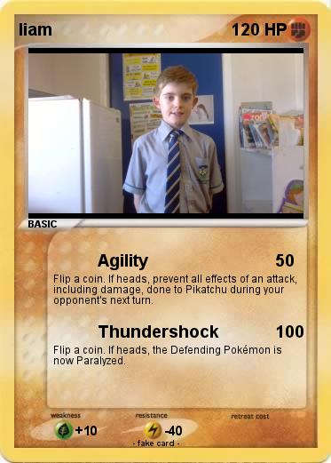 Pokémon liam 790 790 - Agility - My Pokemon Card