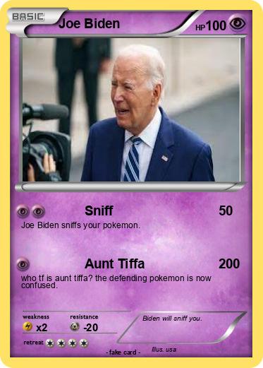 Pokémon Joe Biden 205 205 - Sniff - My Pokemon Card