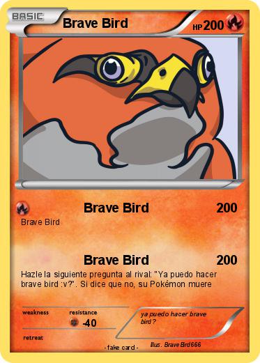 Pokémon Brave Bird 1 1 - Brave Bird - Mi carta pokémon