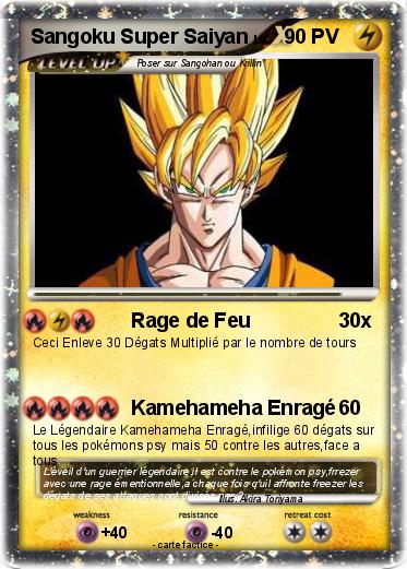 Pokémon Sangoku Super Saiyan 28 28 - Rage de Feu - Ma carte Pokémon