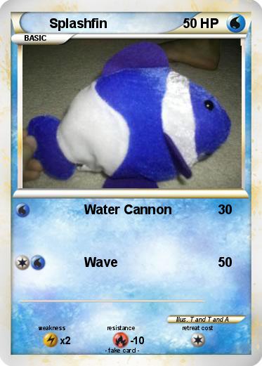 Pokémon Splashfin - Water Cannon - My Pokemon Card