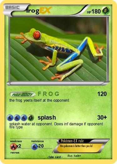 Pokémon frog 390 390 - F R O G - My Pokemon Card