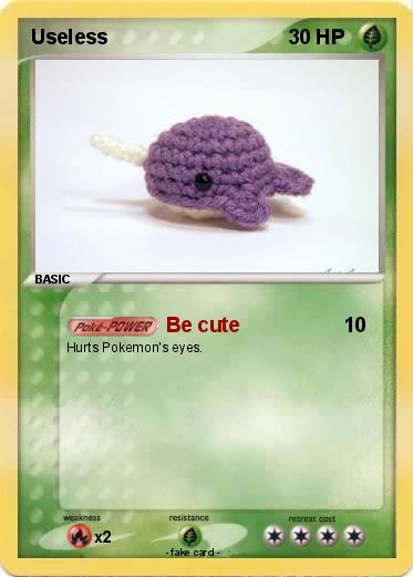 Pokémon Useless 37 37 - Be cute - My Pokemon Card