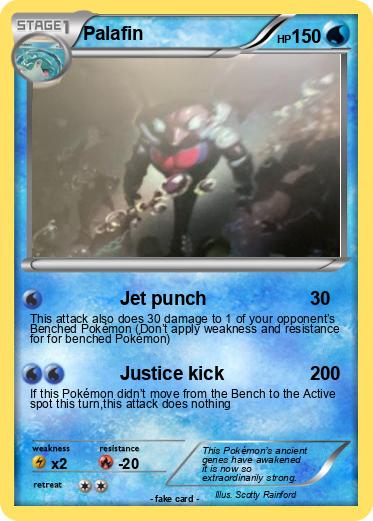 Pokémon Palafin 4 4 - Jet punch - My Pokemon Card