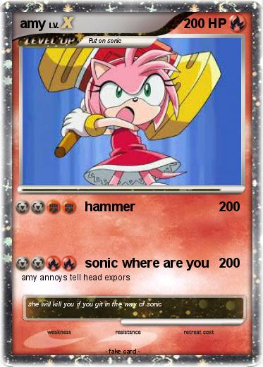 Pokémon amy 607 607 - hammer - My Pokemon Card