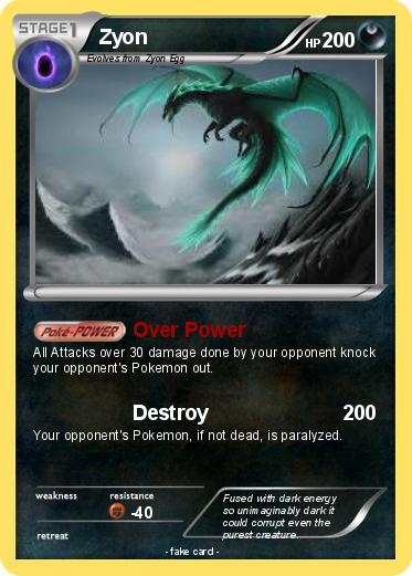 Pokémon Zyon 2 2 - Over Power - My Pokemon Card