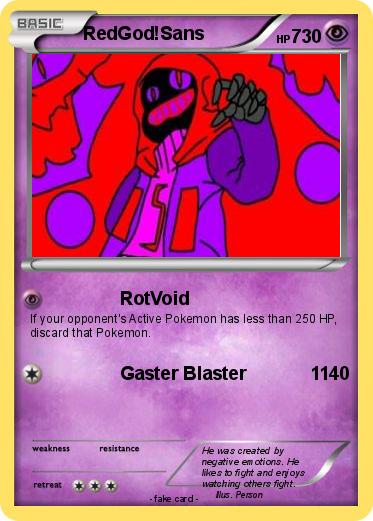 Pokémon RedGod Sans - RotVoid - My Pokemon Card