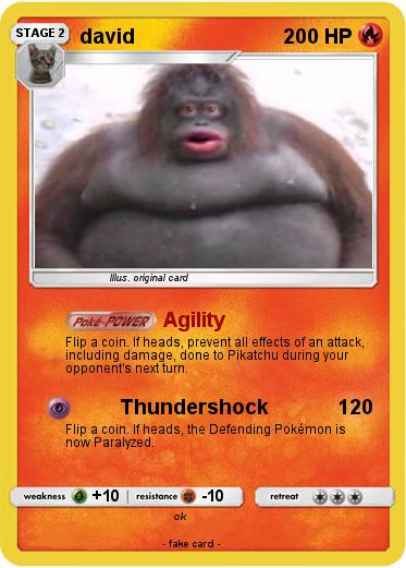 Pokémon david 1936 1936 - Agility - My Pokemon Card