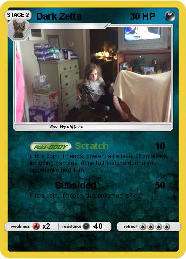 Pokémon Dark Zetta - Scratch - My Pokemon Card