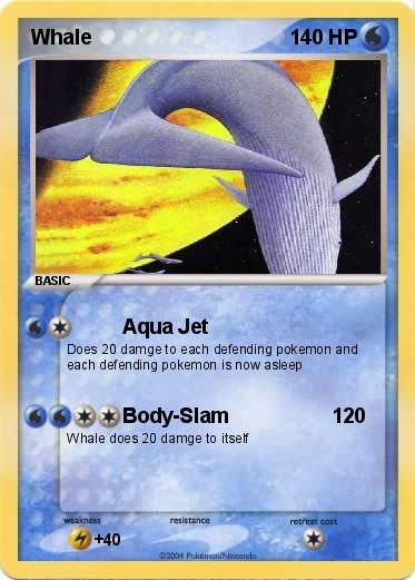 Pokémon Whale 13 13 - Aqua Jet - My Pokemon Card