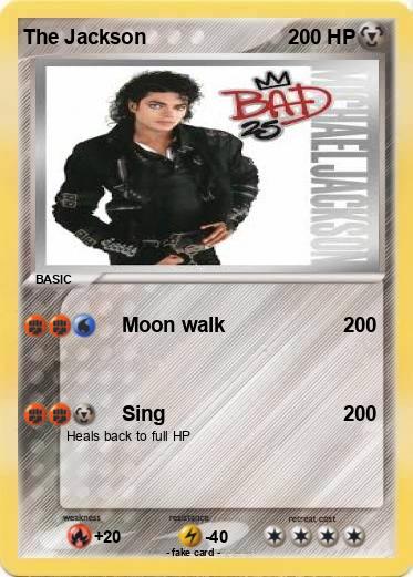 Pokémon The Jackson 3 3 - Moon walk - My Pokemon Card