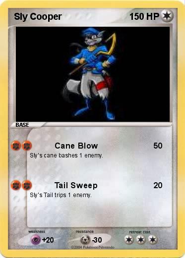 Pokémon Sly Cooper - Cane Blow - My Pokemon Card