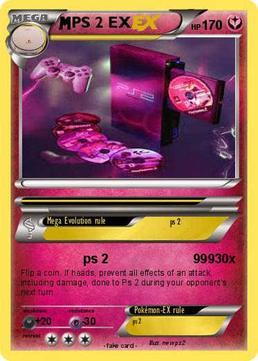 Pokémon PS 2 EX - ps 2 999 - My Pokemon Card