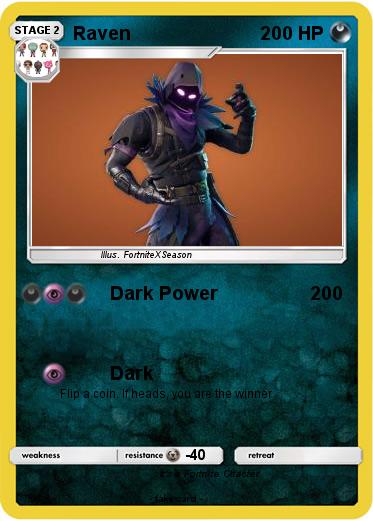 Pokémon Raven 644 644 - Dark Power - My Pokemon Card