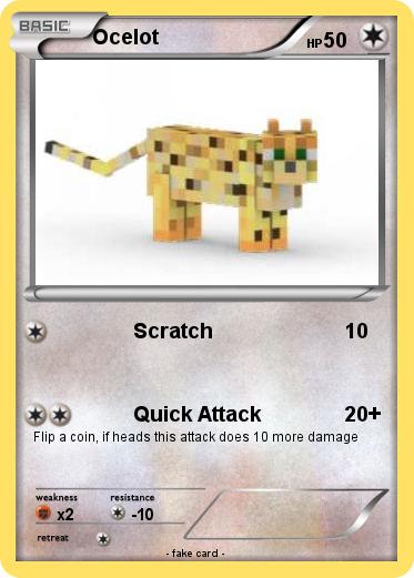 Pokémon Ocelot 151 151 - Scratch - My Pokemon Card