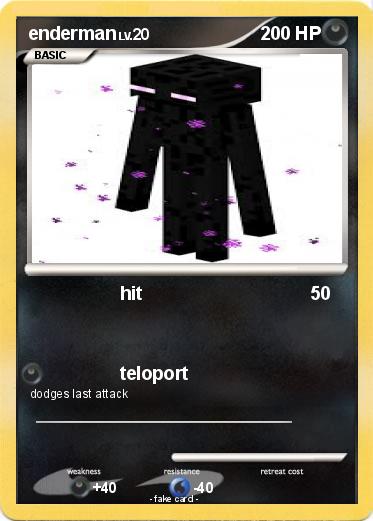 Pokémon enderman 951 951 - hit - My Pokemon Card