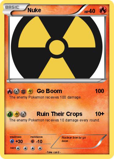 Pokémon Nuke 325 325 - Go Boom - My Pokemon Card
