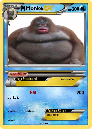 Pokémon Monke 156 156 - Fat - My Pokemon Card