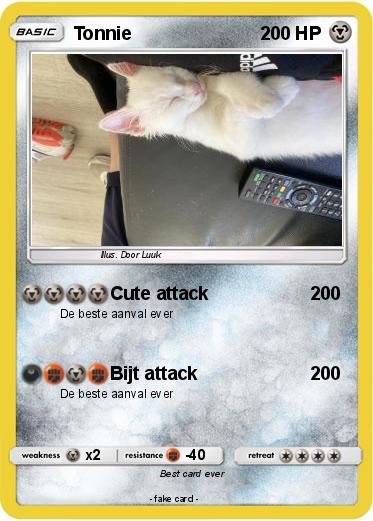 Pokémon Tonnie 3 3 - Cute attack - My Pokemon Card