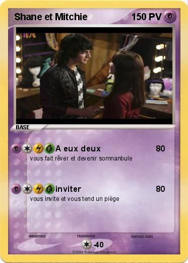 Pokémon Shane et Mitchie - A eux deux - Ma carte Pokémon