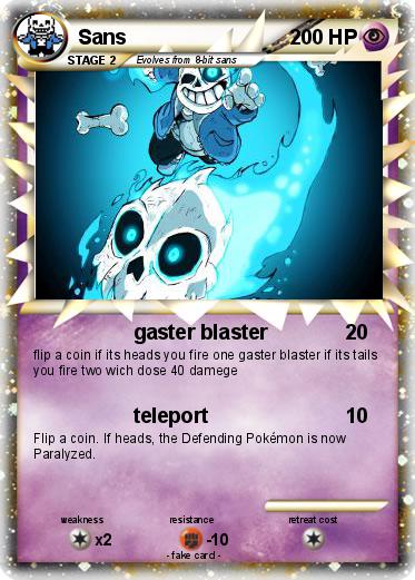 Pokémon Sans 526 526 - gaster blaster - My Pokemon Card