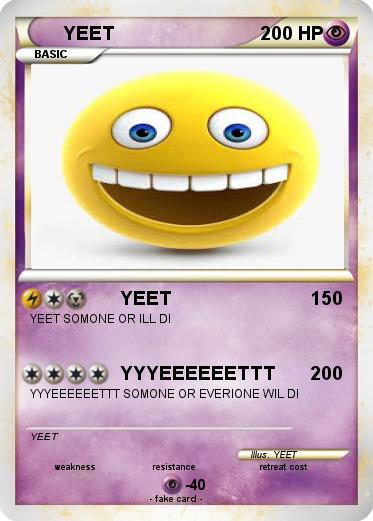 Pokémon YEET 34 34 - YEET - My Pokemon Card