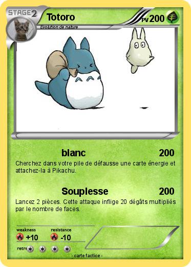 Pokémon Totoro 125 125 - blanc - Ma carte Pokémon