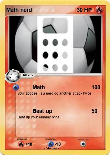 Pokémon Math nerd 1 1 - Math - My Pokemon Card