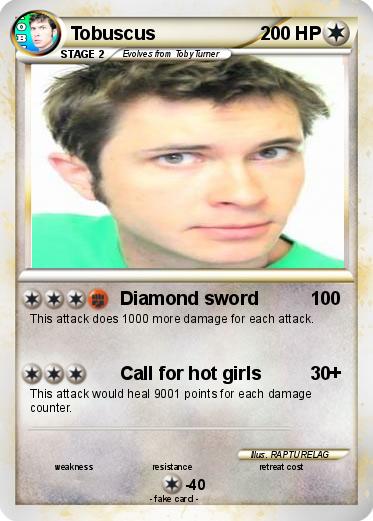 Pokémon Tobuscus 60 60 - Diamond sword - My Pokemon Card