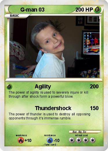 Pokémon G man 03 03 - Agility - My Pokemon Card