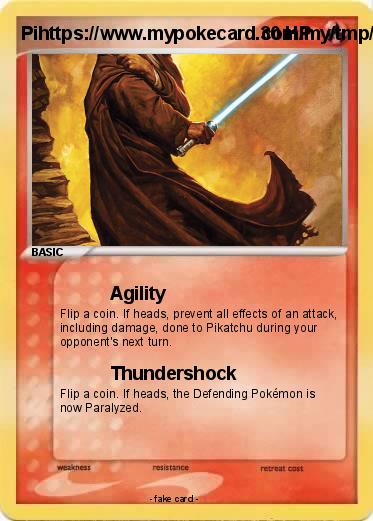 Pokémon Pihttps www mypokecard com my tmp - Agility - My Pokemon Card