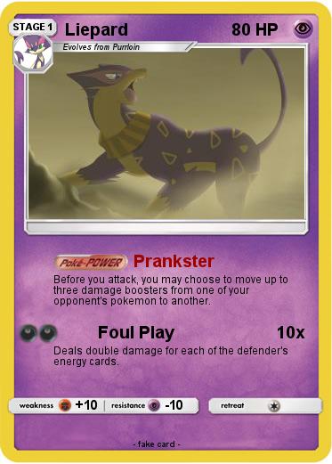 Pokémon Liepard 62 62 - Prankster - My Pokemon Card