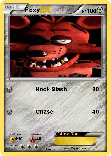 Pokémon Foxy 2406 2406 - Hook Slash - My Pokemon Card