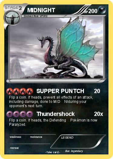 Pokémon MIDNIGHT 120 120 - SUPPER PUNTCH - My Pokemon Card