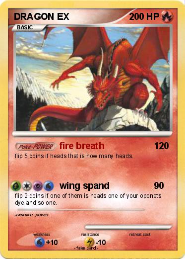 Pokémon DRAGON EX 36 36 - fire breath - My Pokemon Card