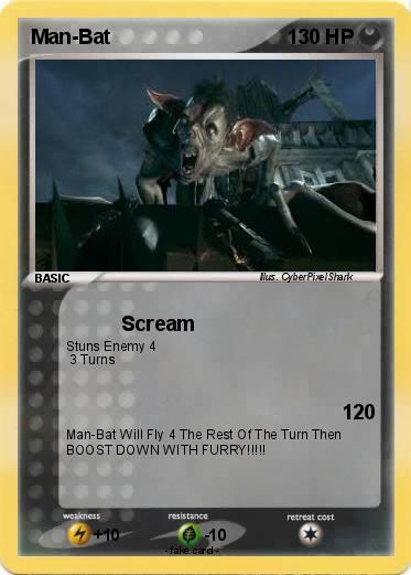 Pokémon Man Bat 21 21 - Scream - My Pokemon Card