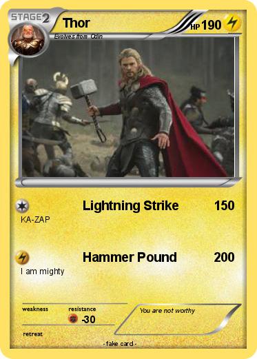Pokémon Thor 709 709 - Lightning Strike - My Pokemon Card