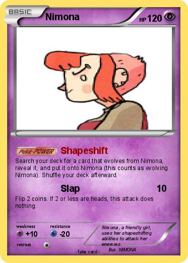 Pokémon Nimona - Shapeshift - My Pokemon Card