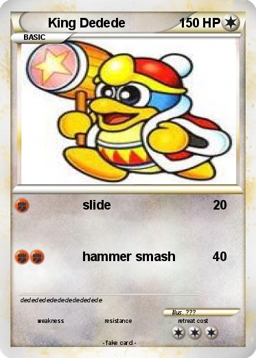Pokémon King Dedede 170 170 - slide - My Pokemon Card