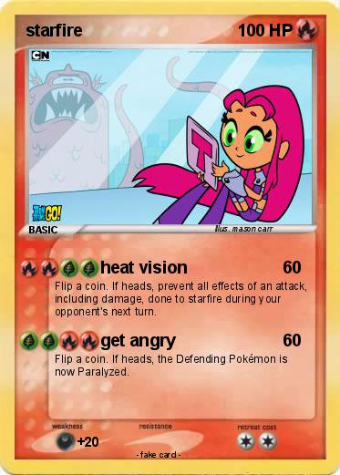 Pokémon starfire 38 38 - heat vision - My Pokemon Card