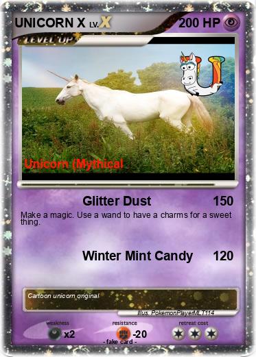 Pokémon UNICORN X - Glitter Dust - My Pokemon Card