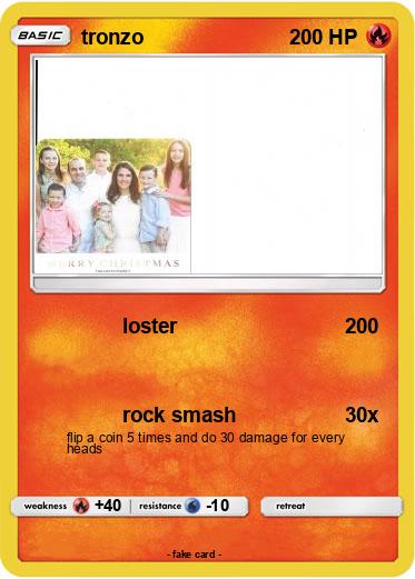 Pok mon Tronzo Loster My Pokemon Card Pok mon Tronzo Loster My Pokemon Card