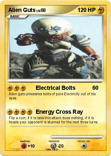 Pokémon Alien Guts - Electrical Bolts - My Pokemon Card