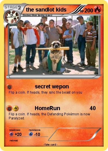 Pokémon the sandlot kids - secret wepon - My Pokemon Card