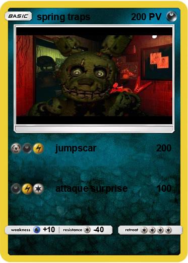 Pokémon spring traps - jumpscar - Ma carte Pokémon