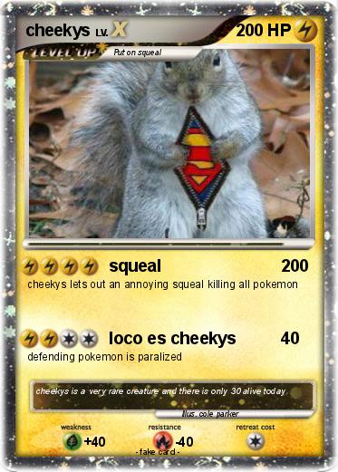 Pokémon cheekys - squeal - My Pokemon Card