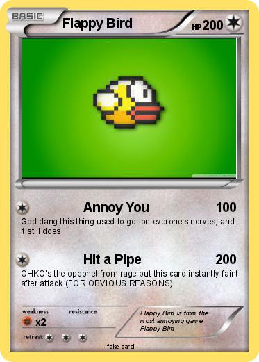 Pokémon Flappy Bird 204 204 - Annoy You - My Pokemon Card