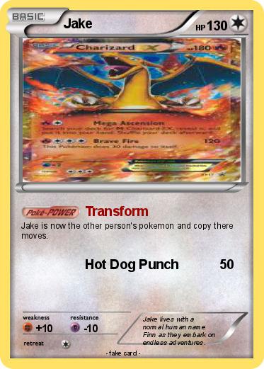 Pokémon Jake 1220 1220 - Transform - My Pokemon Card