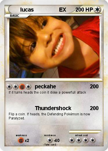 Pokémon lucas EX 24 24 - peckahe - My Pokemon Card